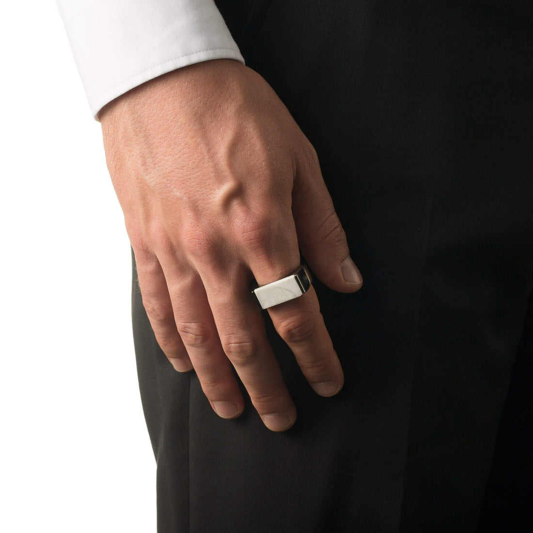 Black Howlite Ring – Zorrata