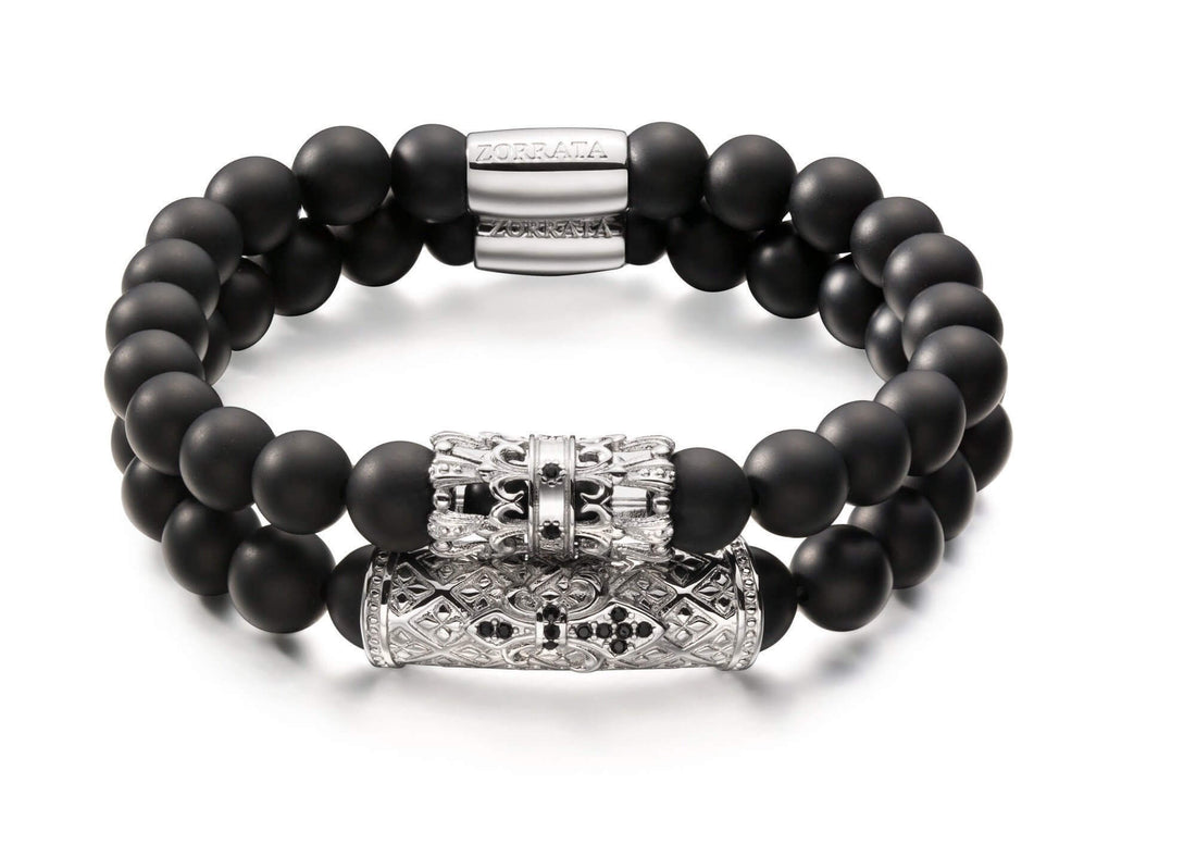 Silver Fleur de lis Stack – Zorrata